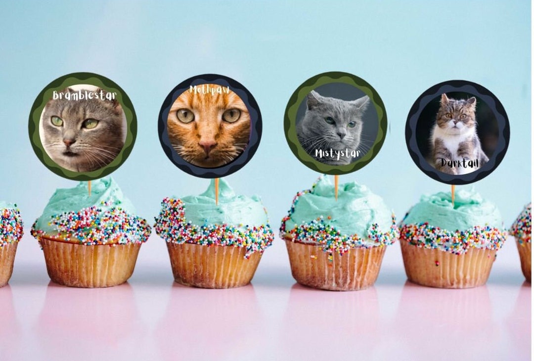 Warrior Cat Cupcake Toppers: 24 Character Designs (printable) - Etsy