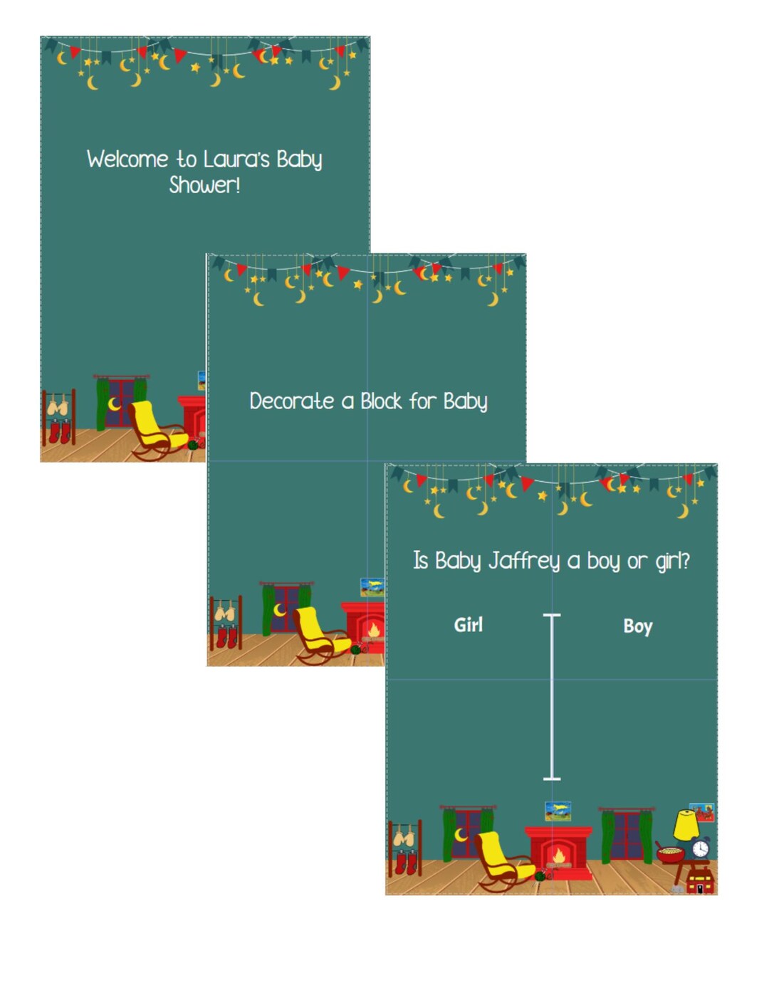 Goodnight Moon Party Signs - Vertical Orientation - Etsy