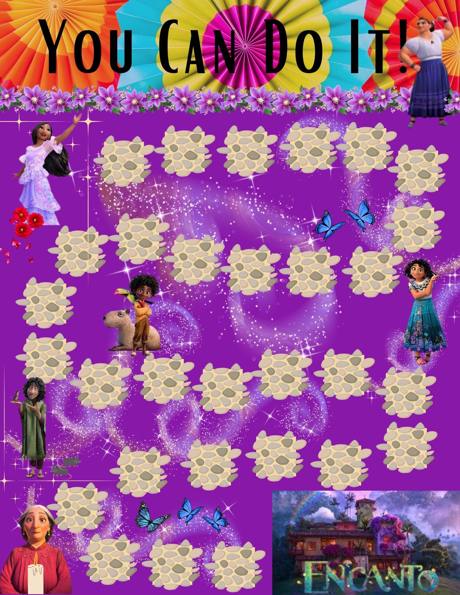 Encanto Reward Chart: Potty, Reading, Sleep Tracker (digital) - Etsy