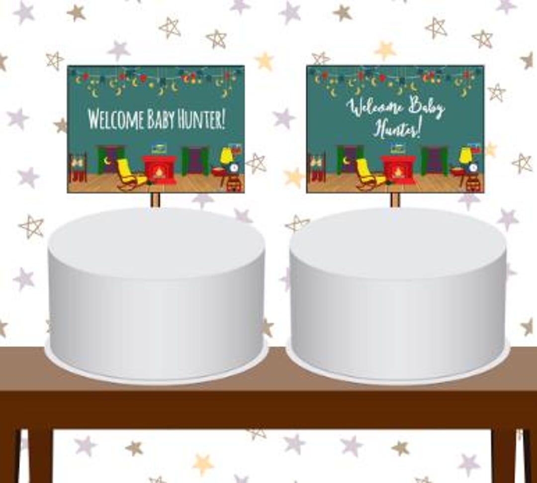 Goodnight Moon Customizable Party Topper and Signs - Etsy