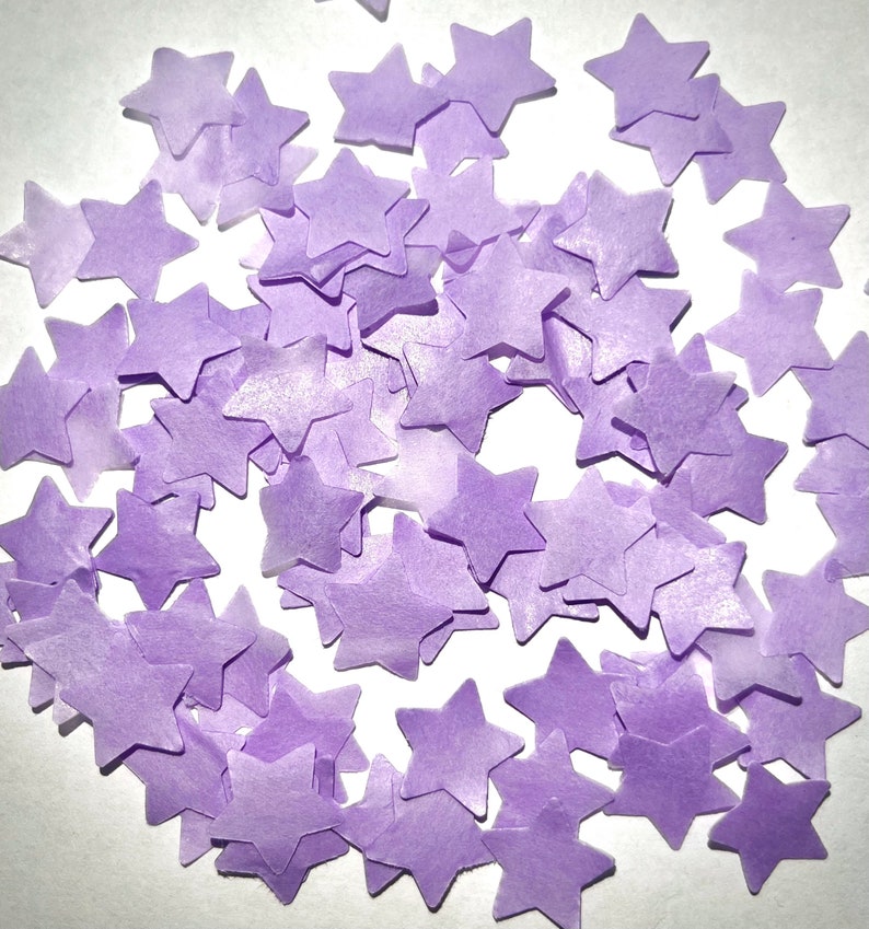 Biodegradable Star Confetti | Pre-bagged | Ready to Use | Colours Can ...