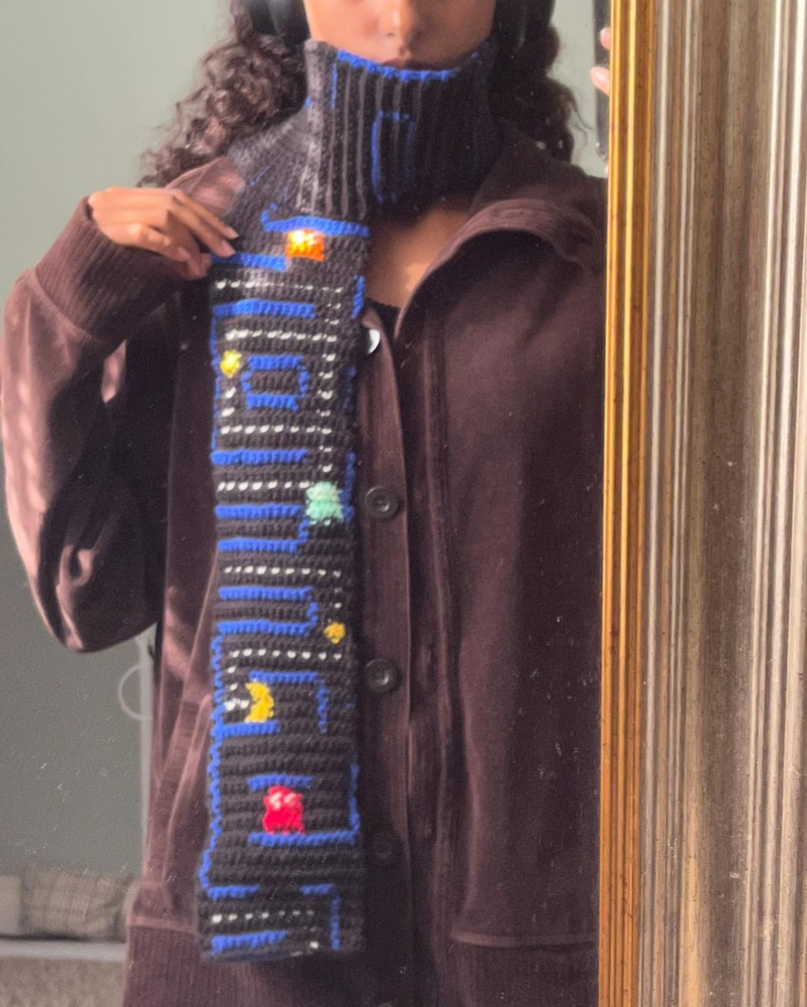 Pac-man Crochet Scarf (pattern ONLY) - Etsy