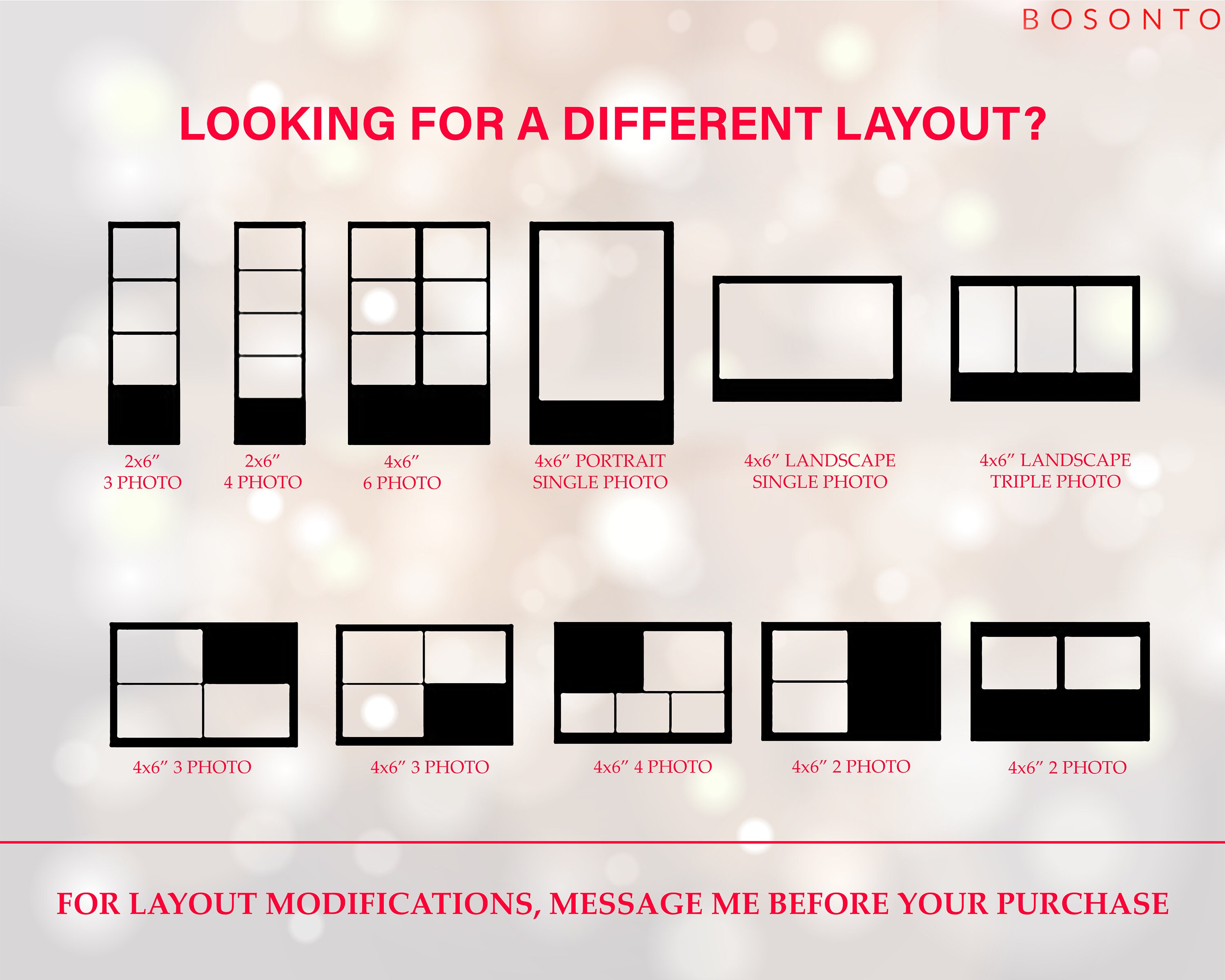 Gold Birthday Photobooth Template: Anniversary, Wedding (PSD, PNG) - Etsy