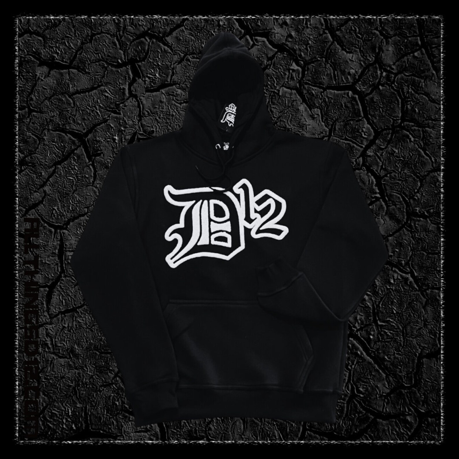D12 Custom-made 3D Chenille Logo Hoodie - Etsy