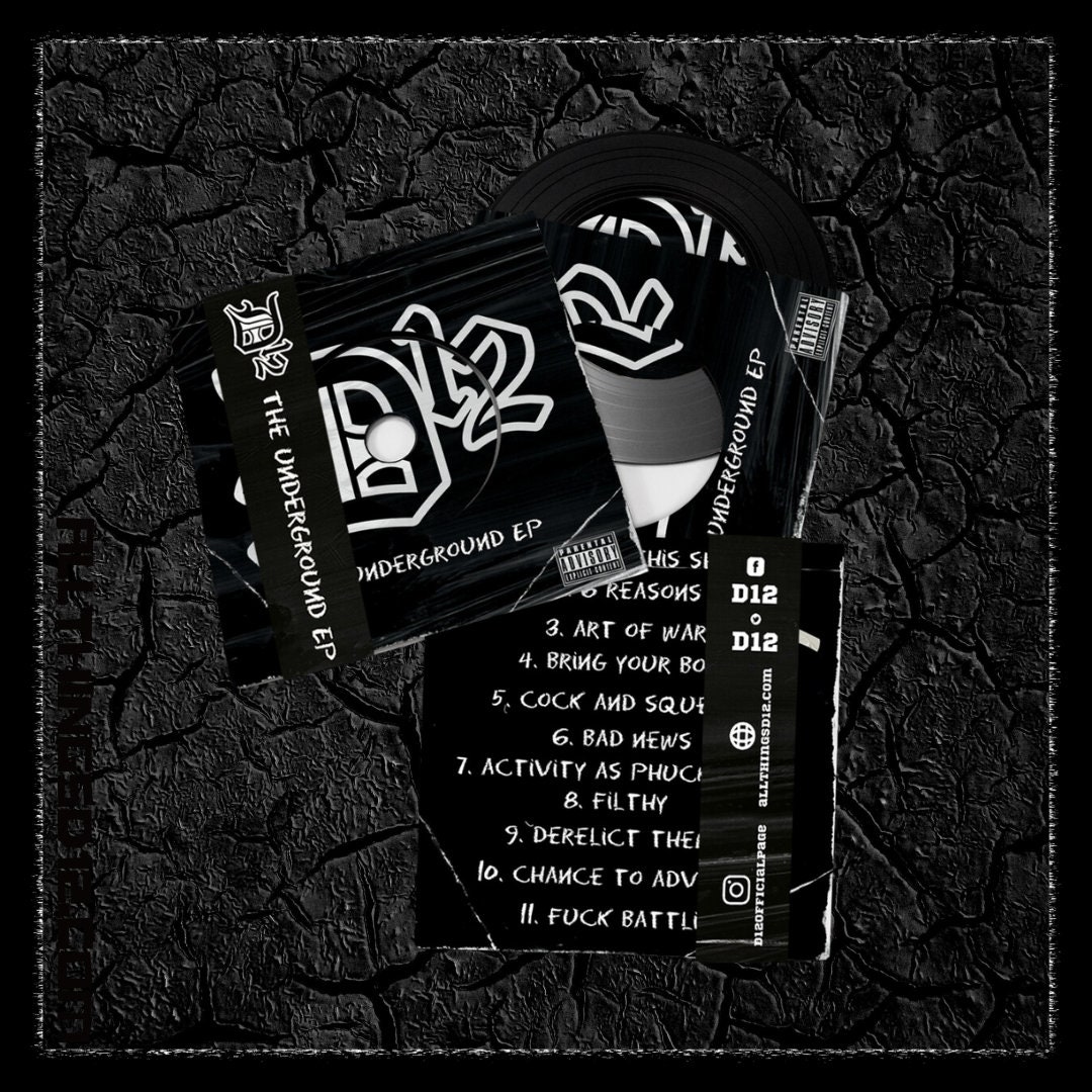 D12 Underground EP Vinyl Style CD With Obi Strip - Etsy