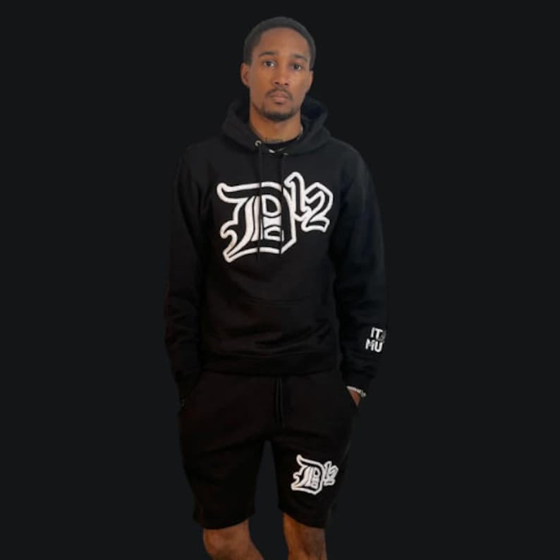 D12 Custom-made 3D Chenille Logo Hoodie - Etsy