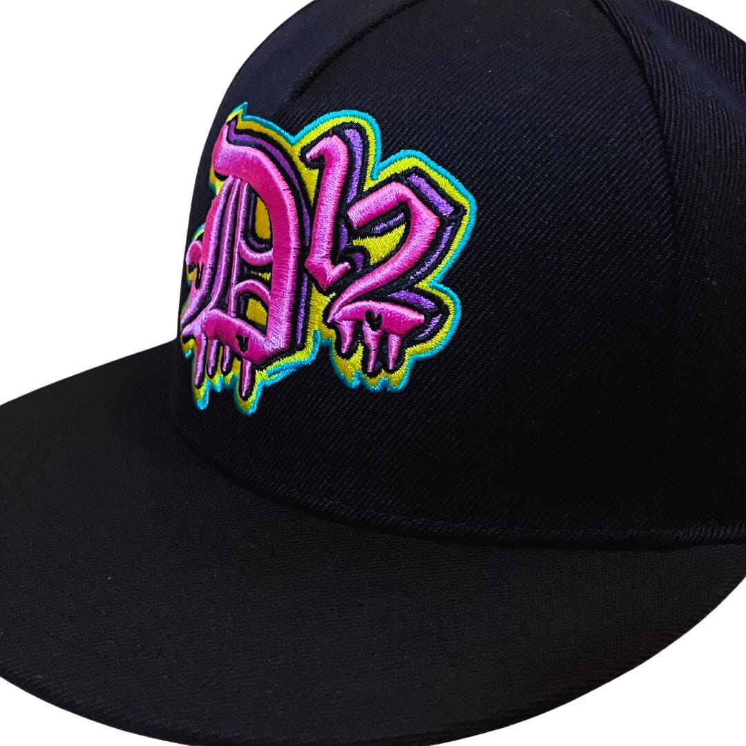 D12 Trippy Drip 3D Snapback Hat - Etsy
