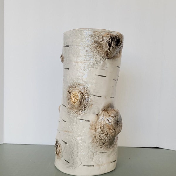Birch Bark Vase - Etsy