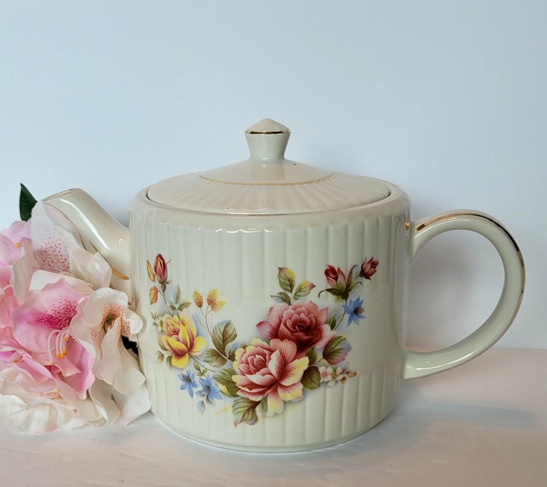 Teapot is Genuine Ironstone Vintage Ellgreave Wood & Sons England ...