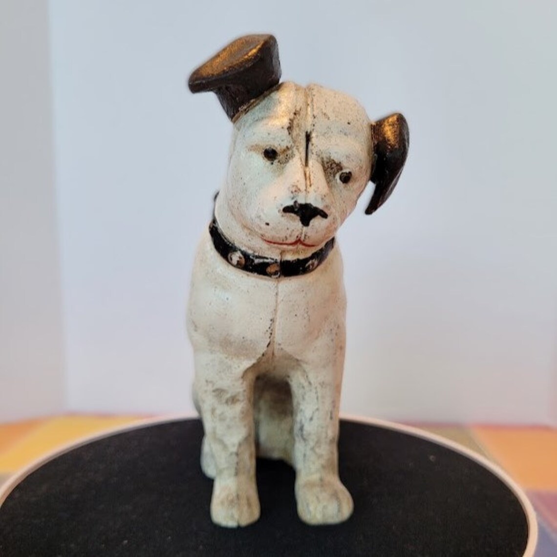 Nipper the RCA Dog in Cast Iron as a Coin Bank, Original Vintage ...