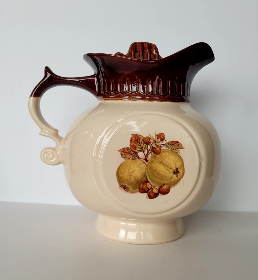 Mccoy Cookie Jar Pitcher Vintage Fruit Festival - Etsy