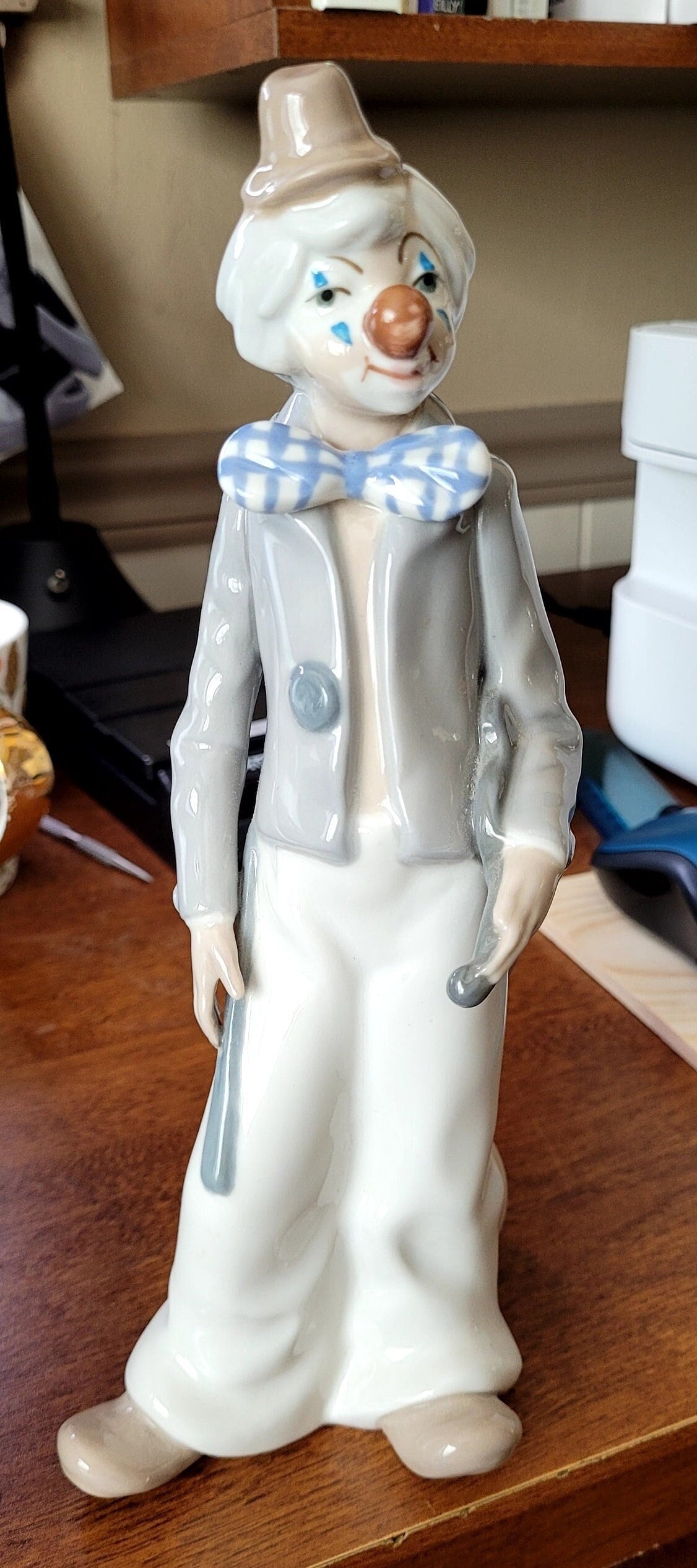 Clown With Violin Authentic Vintage Cascades Clown Figurine - Etsy