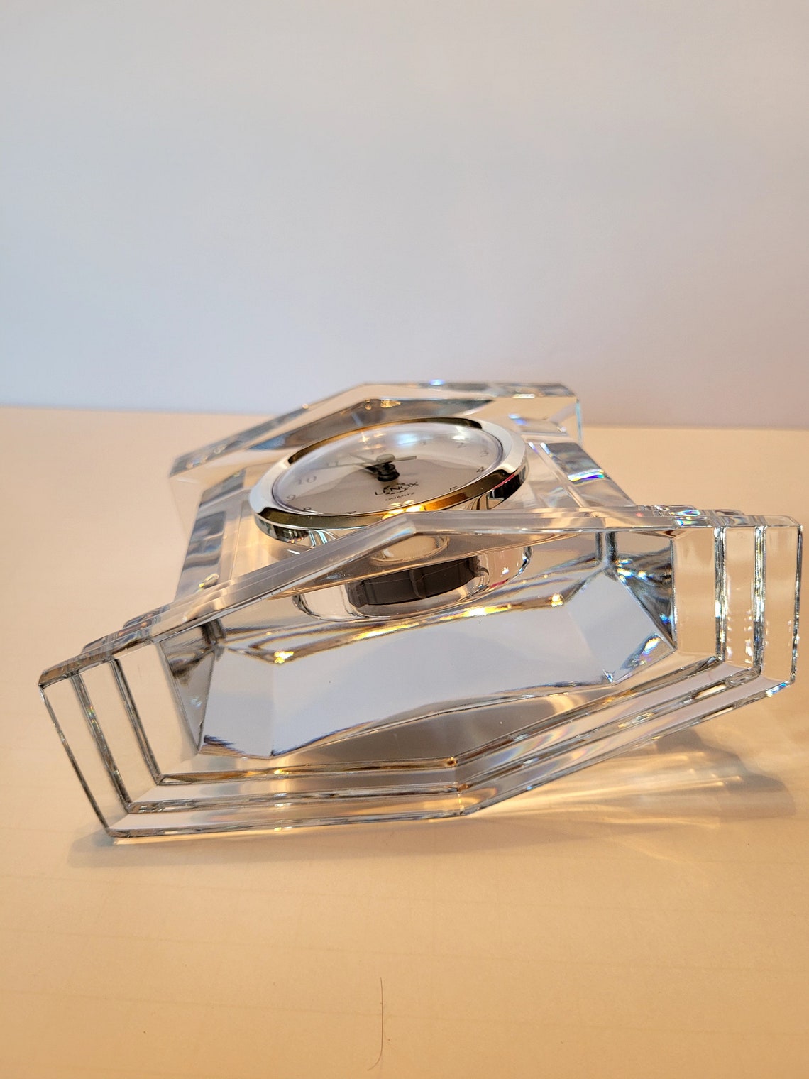 Lenox Ovations Crystal Monument Clock large Reduced Price - Etsy