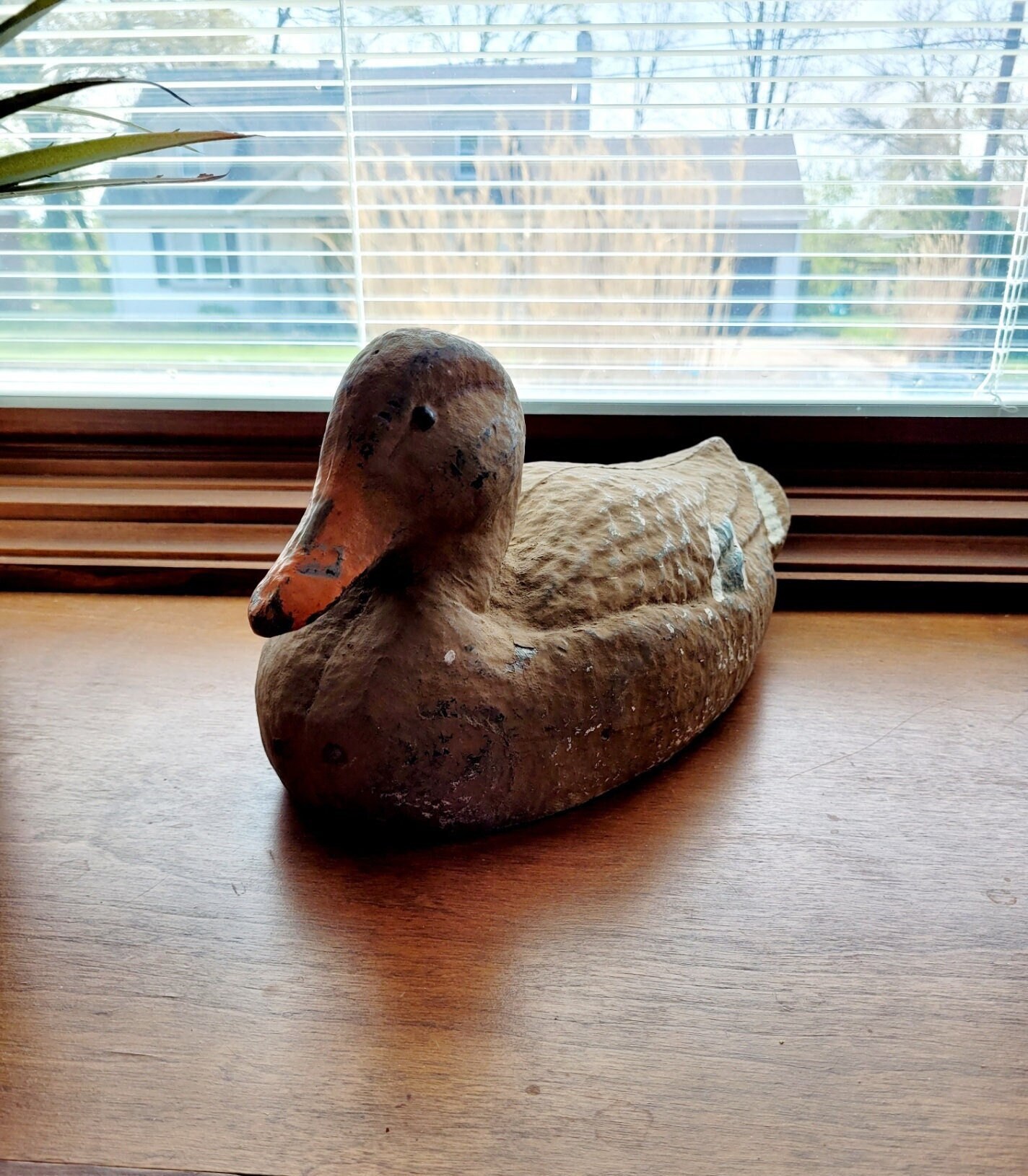 Duck Decoy Mallard Hen, Carry Lite Paper Mache Vintage 1950’s - Etsy
