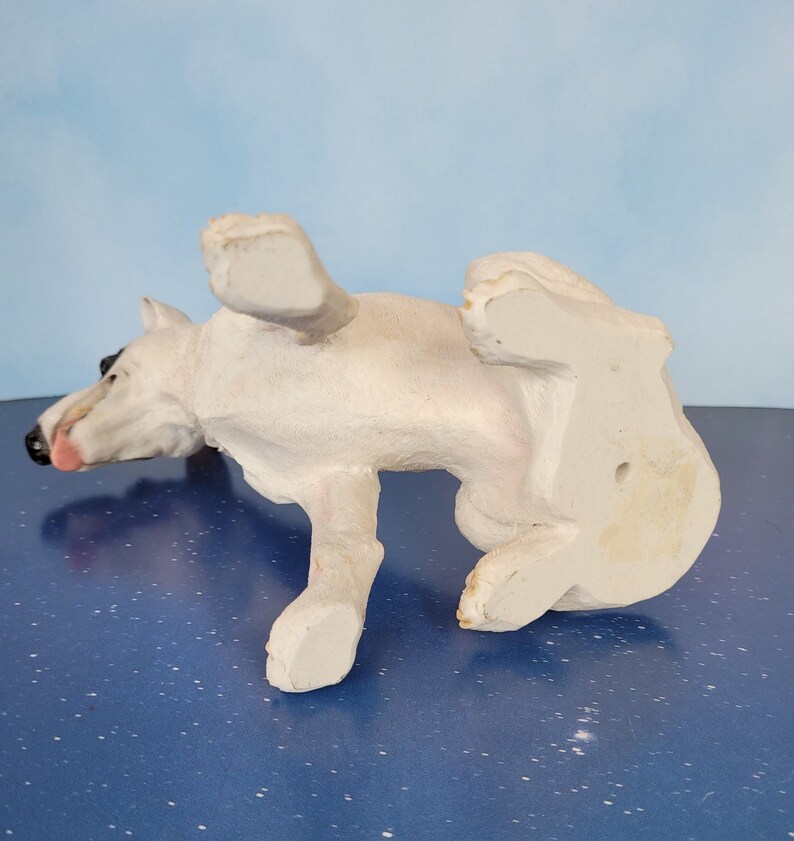 Bull Terrier Statue, Spuds Mackenzie Type, Hand Made and Hand Painter ...