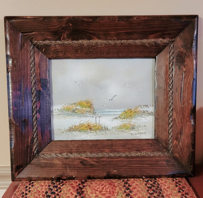 Original Seascape Painting by Catherine Parker Melton, Signed, Vintage ...