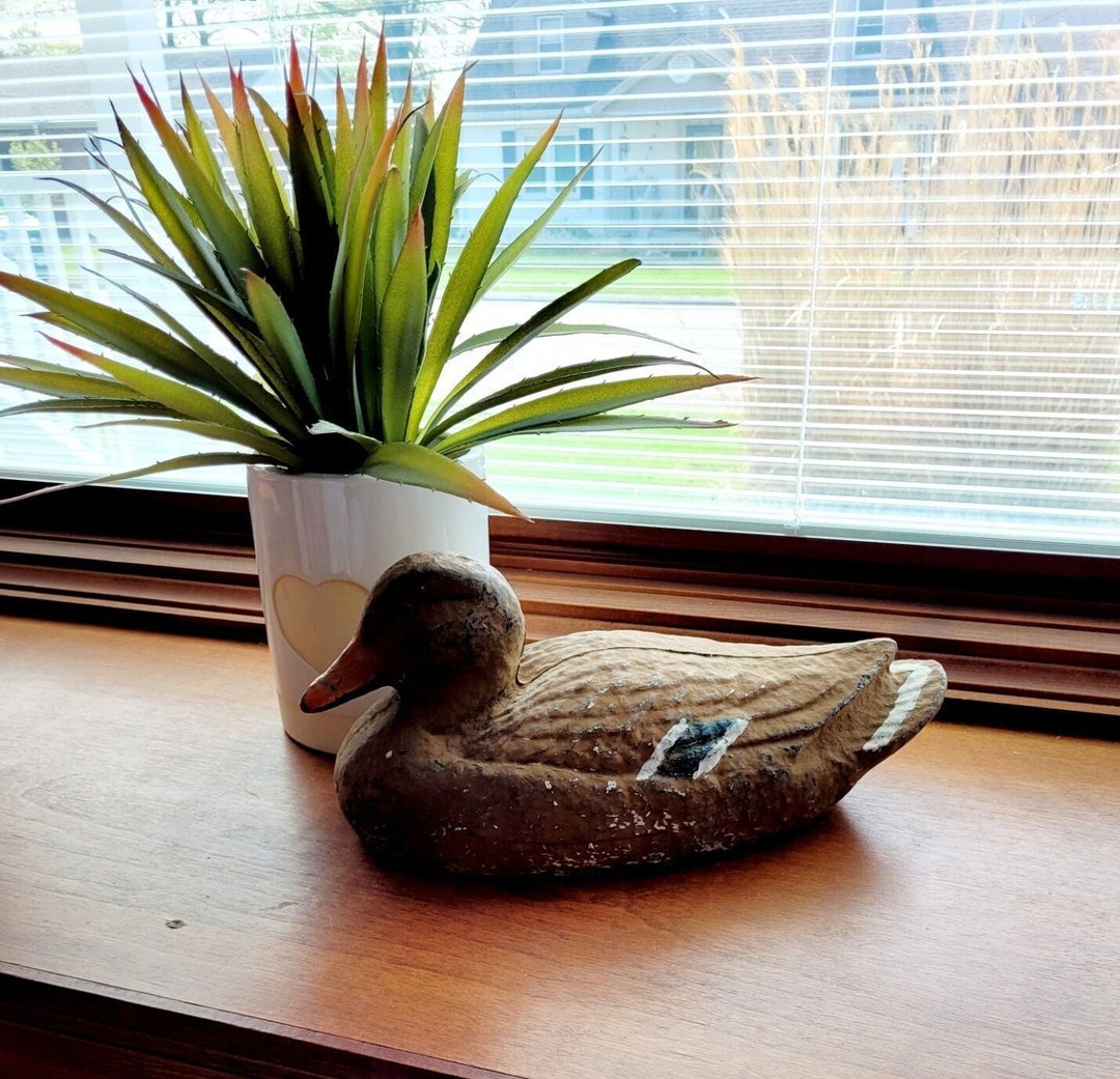 Duck Decoy Mallard Hen, Carry Lite Paper Mache Vintage 1950’s - Etsy