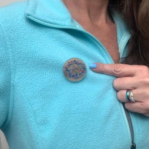 Original Art Wearable Pin ! Kindness Rocks Peace Sign ! Art Gifts ...