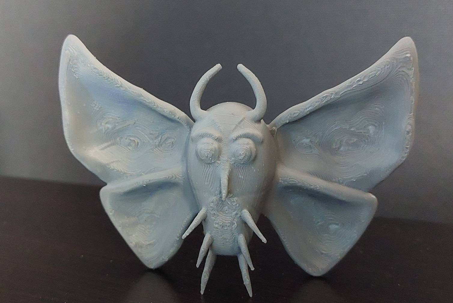 3d Printed Mothman Self Standing Fallout Version. Raw and Ready for ...