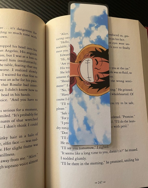 Monkey D. Luffy Bookmark One Piece Laminated Bookmark - Etsy Canada