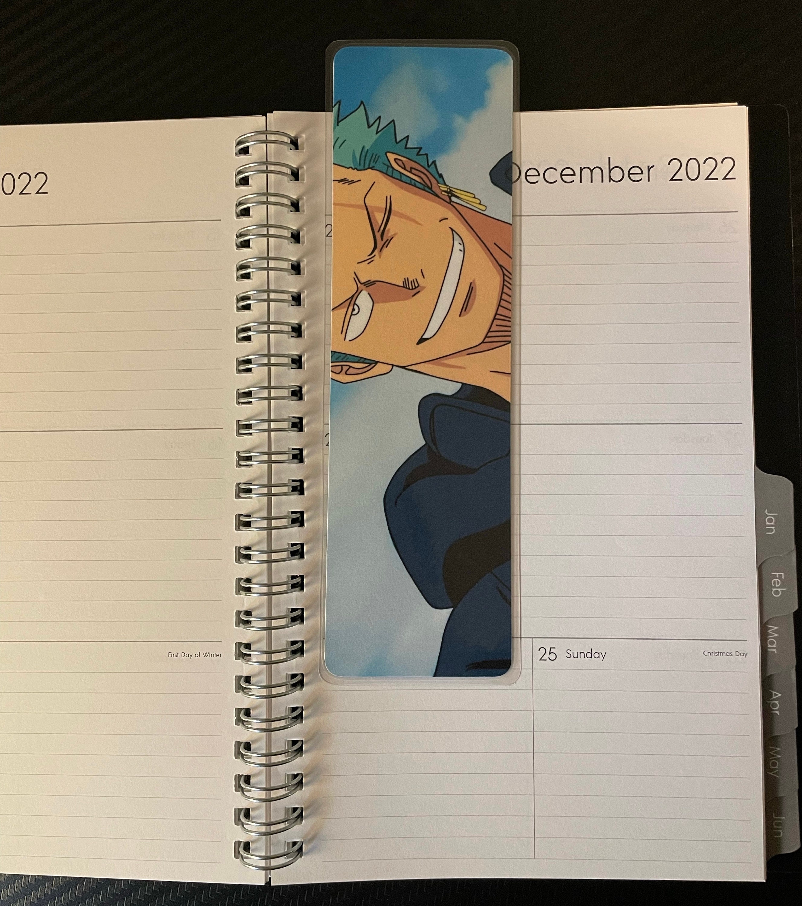 Roronoa Zoro Bookmark One Piece Laminated Bookmark - Etsy Canada