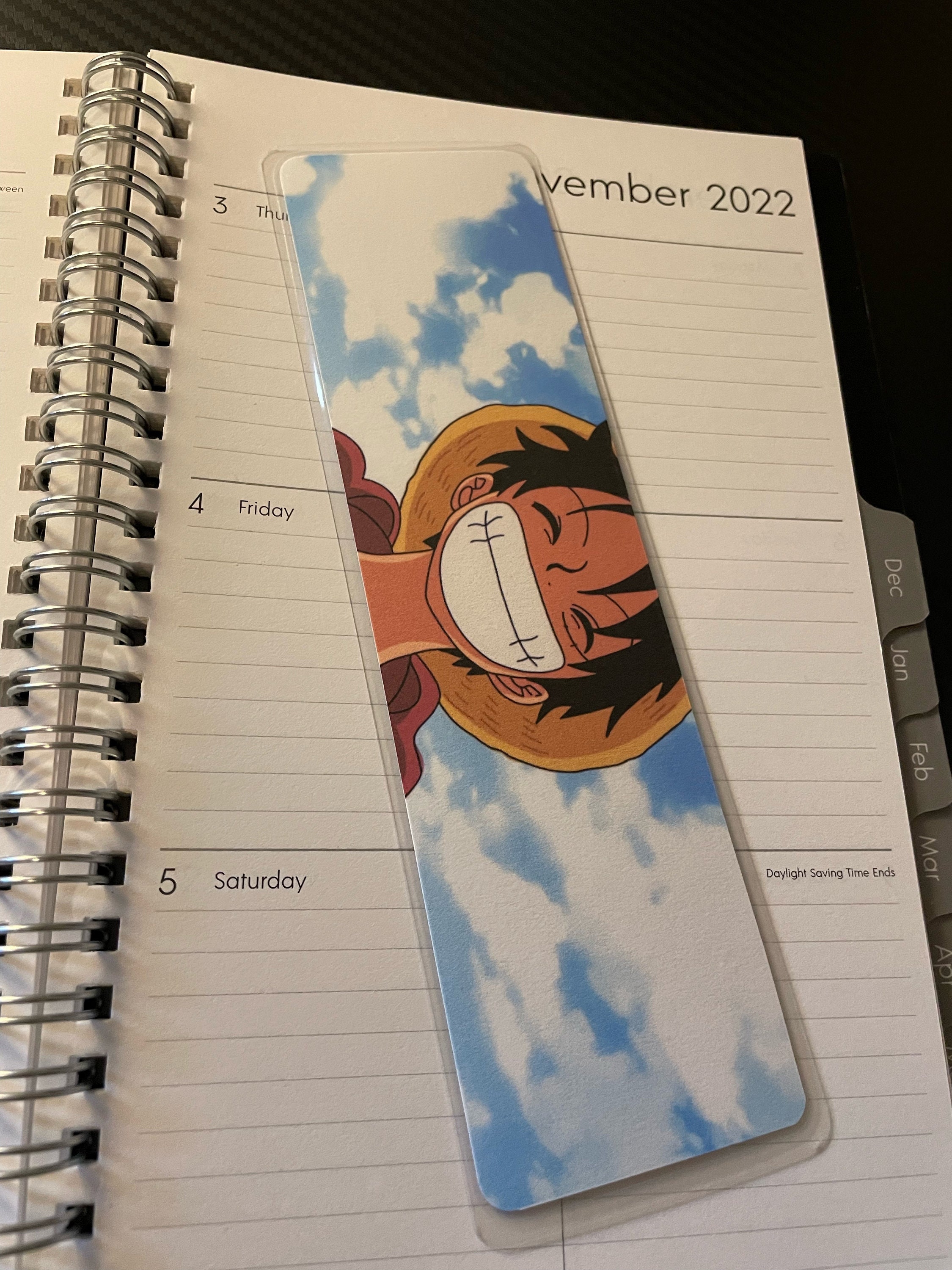 Monkey D. Luffy Bookmark One Piece Laminated Bookmark - Etsy Canada