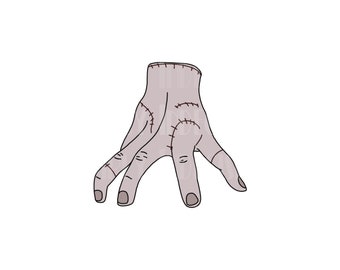 Addams Family Hand Svg - Etsy Norway