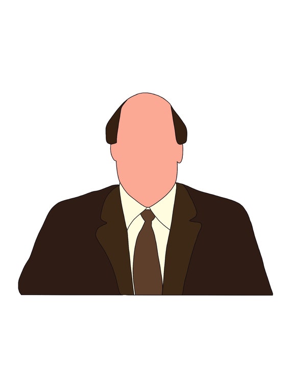 Kevin Malone The Office, Dunder Mifflin Digital Download SVG, PNG ...