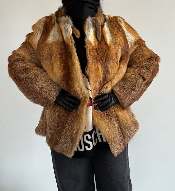 Luxury Real fox fur coat, Vintage Canadian Red Fox Co… - Gem