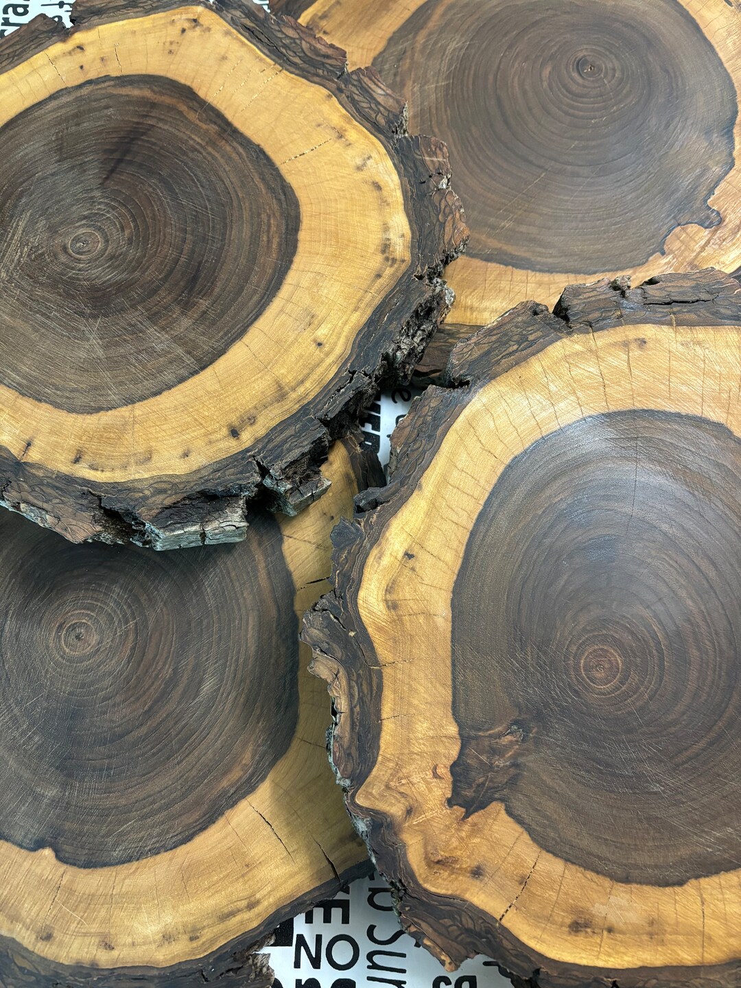 Live Edge Walnut Wood Slice: Dried Slab for Woodworking - Etsy