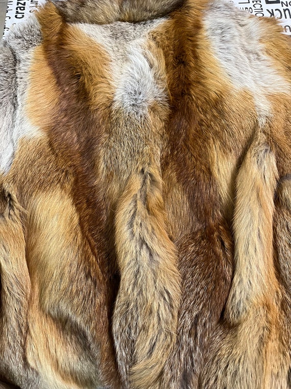 Luxury Real fox fur coat, Vintage Canadian Red Fox Co… - Gem