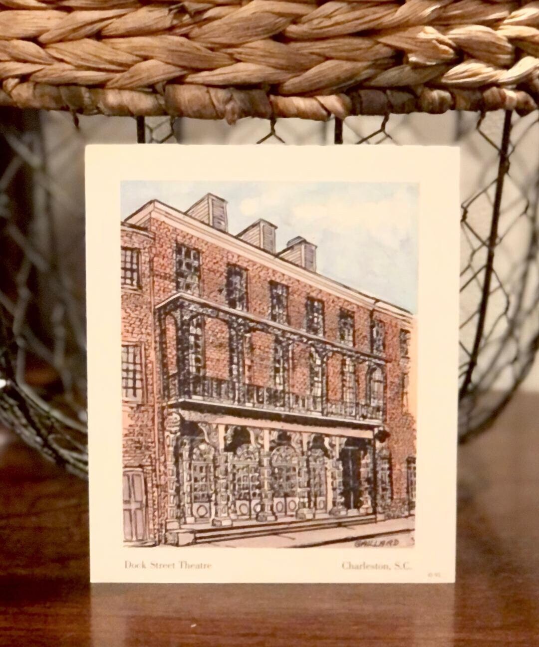 Dock Street Theater Print by Ravenel Gaillard - Etsy