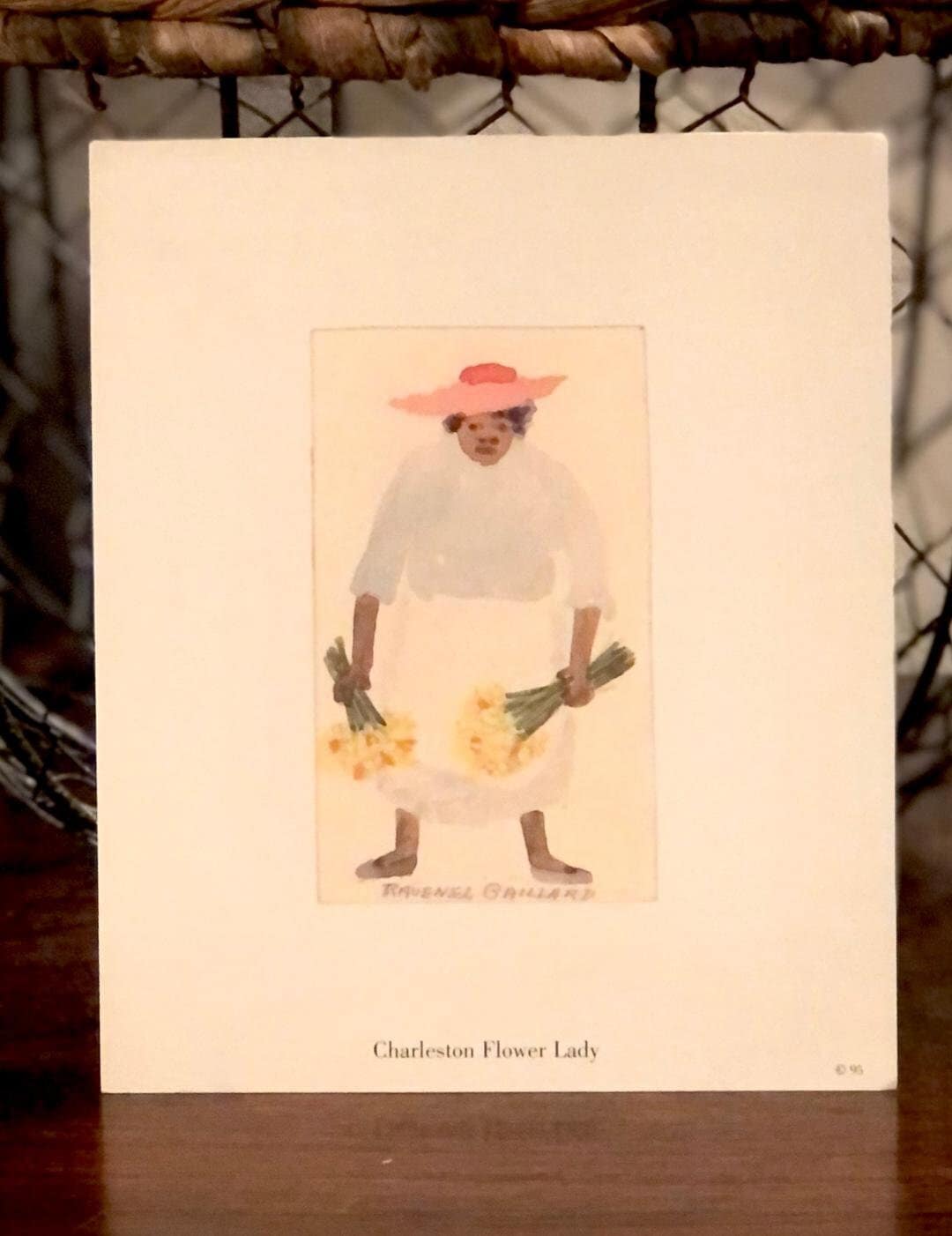 Charleston Flower Lady Print by Ravenel Gaillard - Etsy