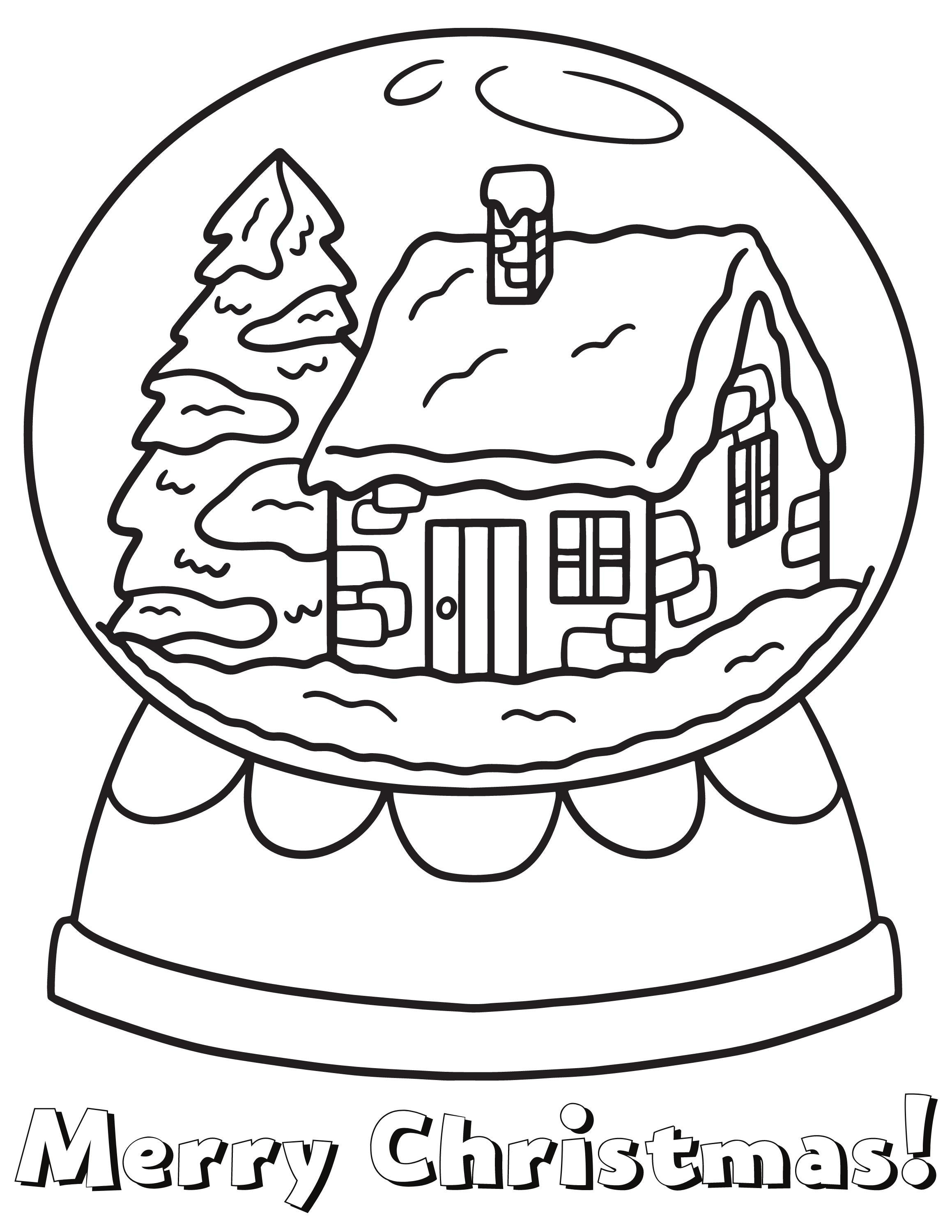 Christmas Printables // Coloring Pages // Holiday Coloring, Christmas ...