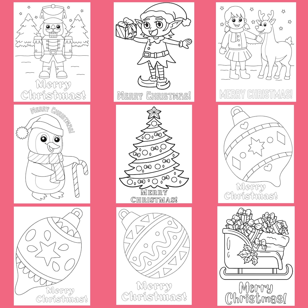 Christmas Printables // Coloring Pages, Printable Holiday Coloring ...