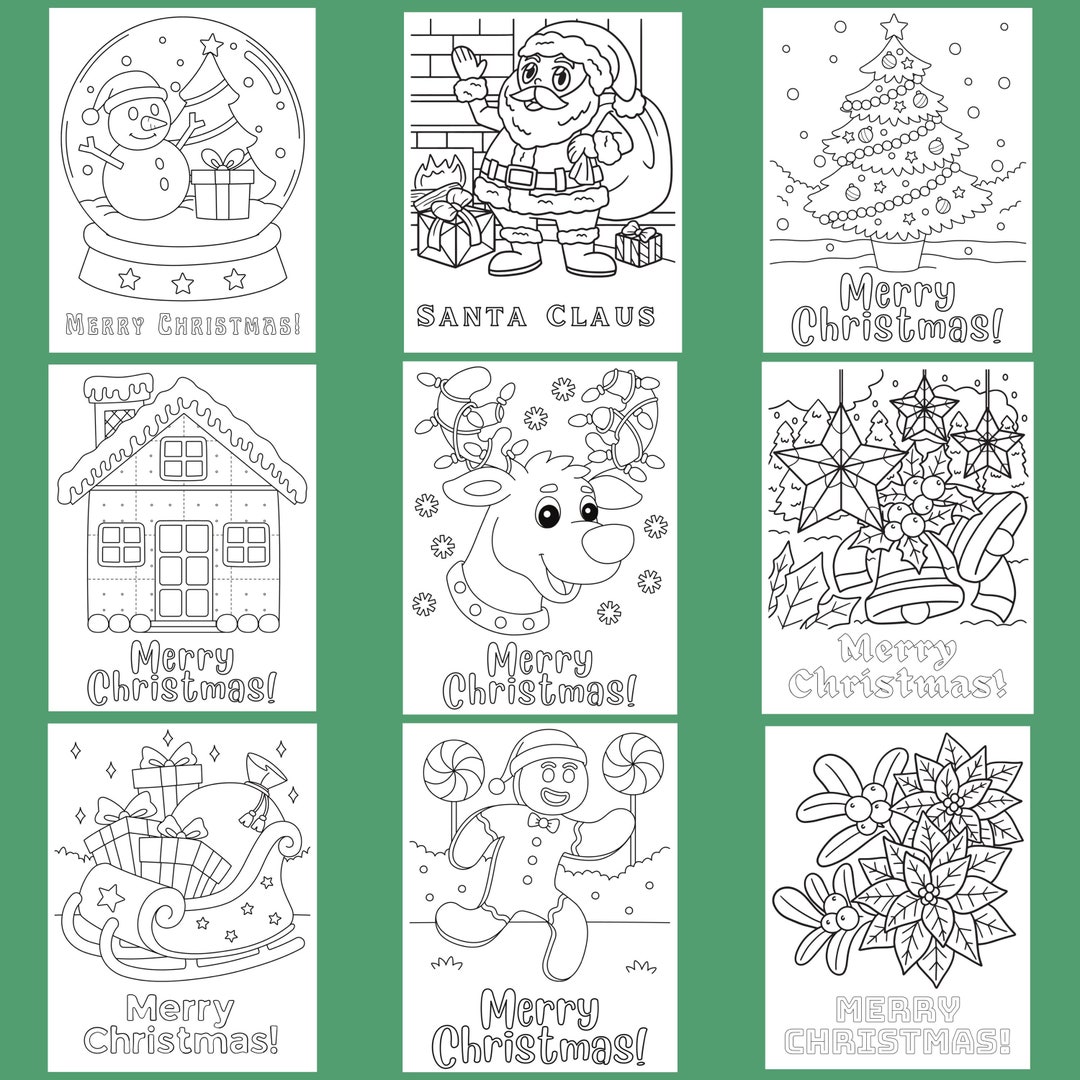 Christmas Printables // Christmas Scenes and Characters // Printable ...