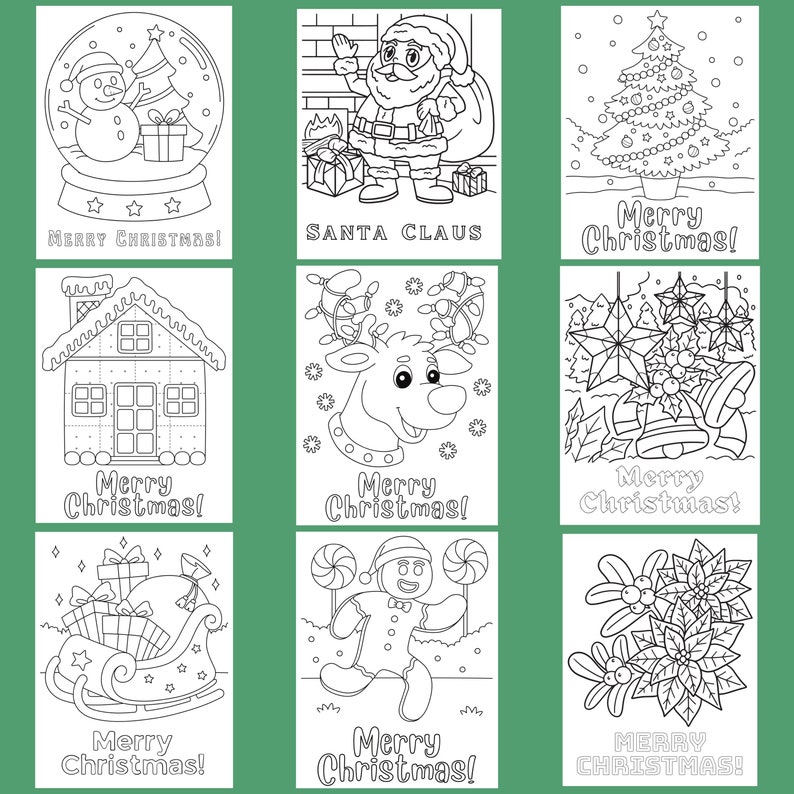 Christmas Printables // Christmas Scenes and Characters // Printable ...