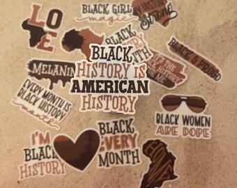 Black History Stickers - Etsy