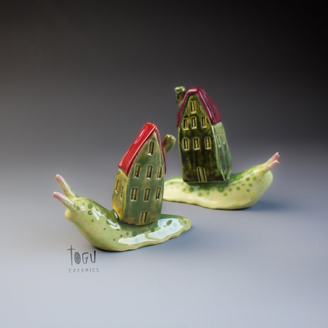 Handmade Ceramic Snail Snail Sculpture Ceramic Snail - Etsy