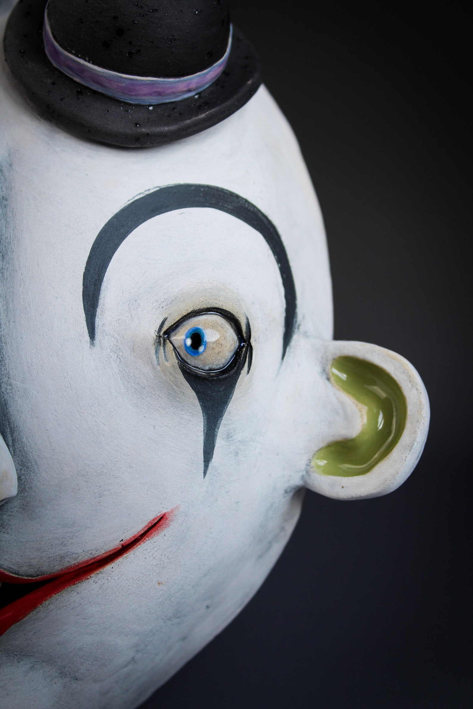 Ceramic Mask, Ceramic Sculpture, Ceramic Clown, Clown Sculpture ...