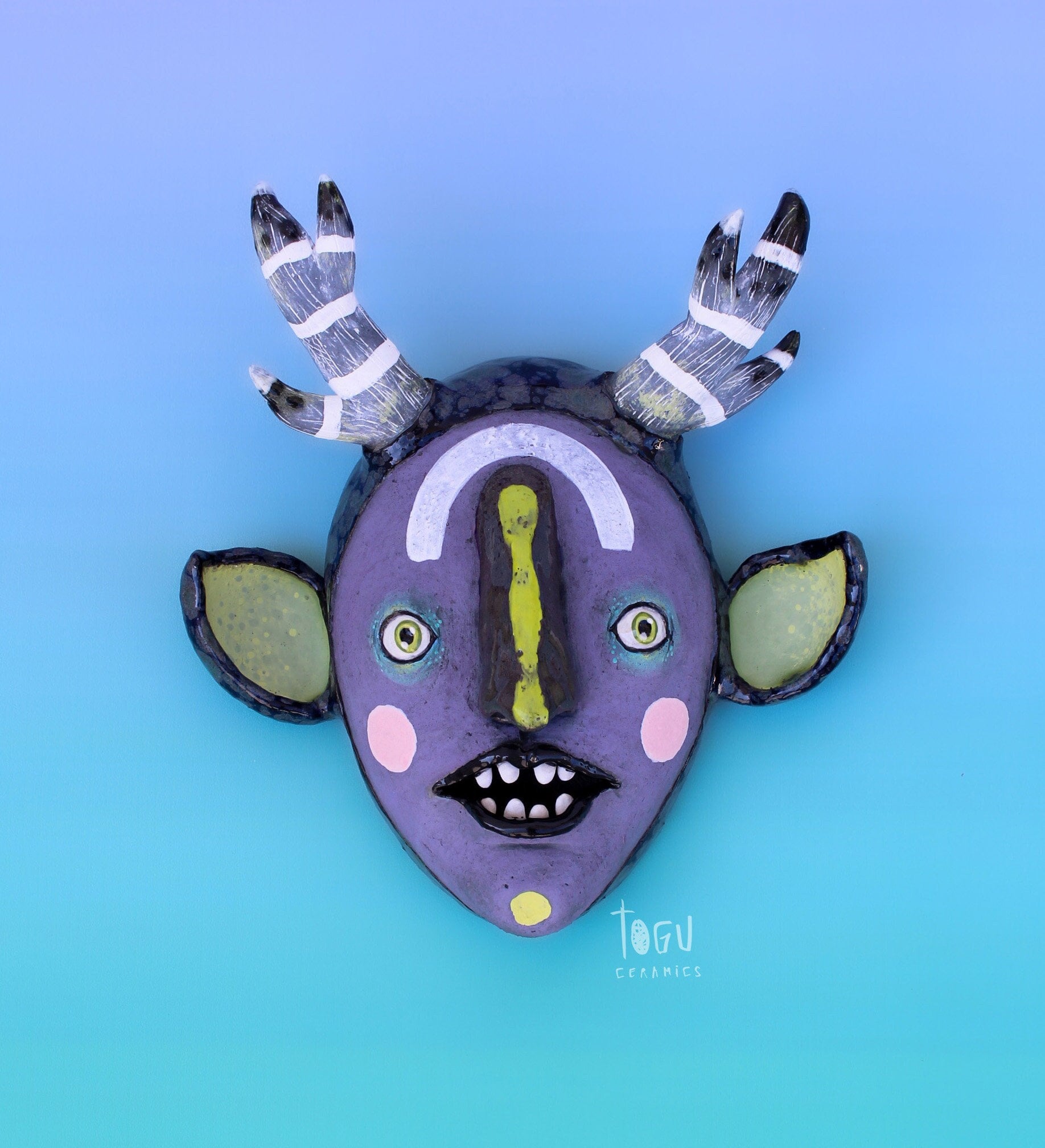 Leopard Masks Ceramics