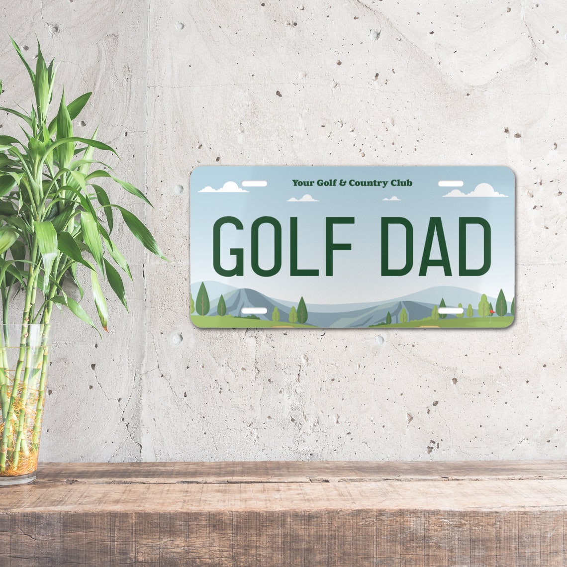 Custom Golf Cart Vanity License Plate Personalized License - Etsy