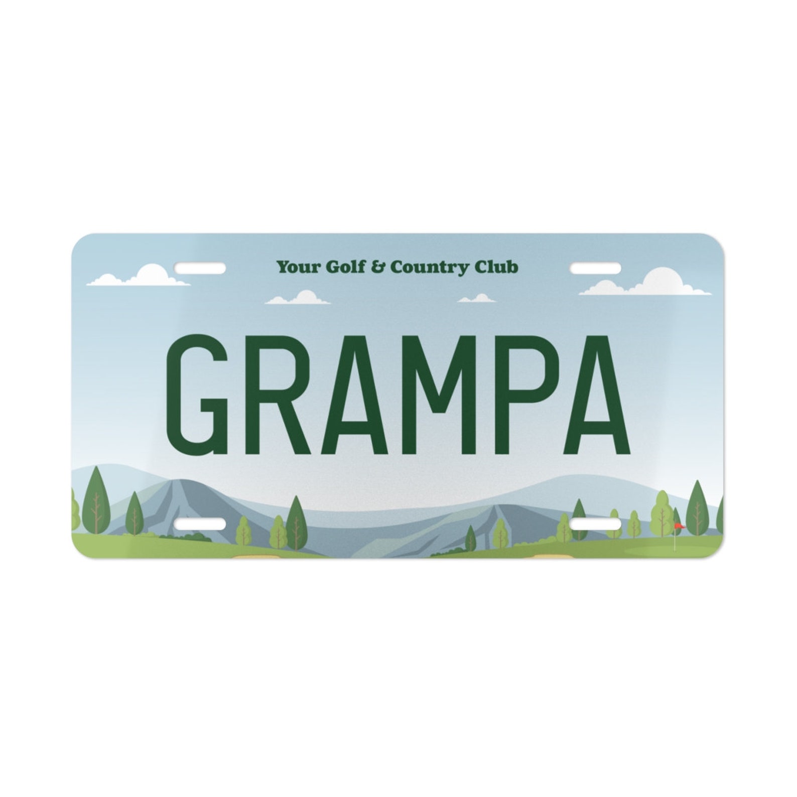 Custom Golf Cart Vanity License Plate Personalized License - Etsy