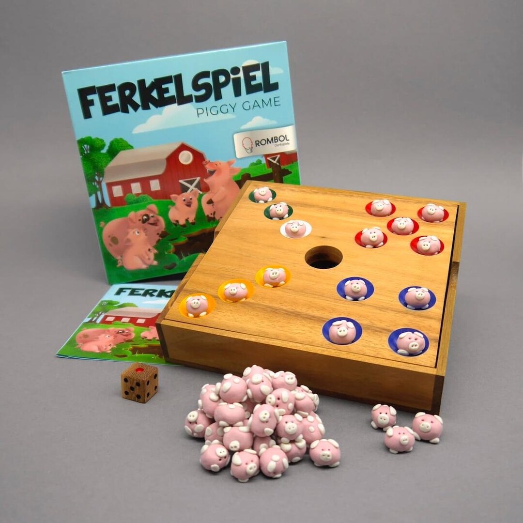 Piglet Game - the Dice Game With Cute Piglets for the Whole Family - Etsy