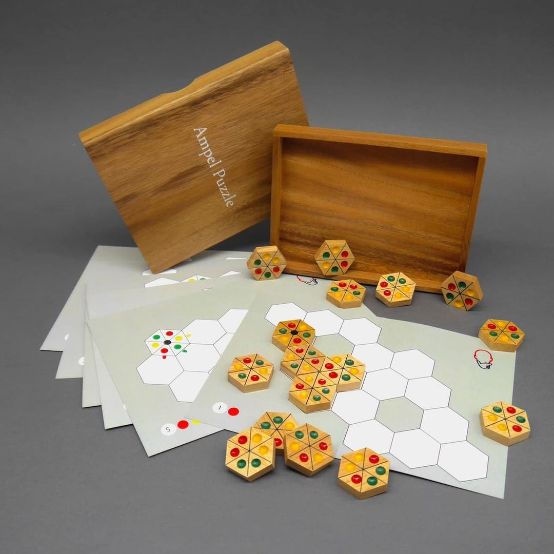 TRAFFIC LIGHT PUZZLE - Domino Puzzle - Etsy