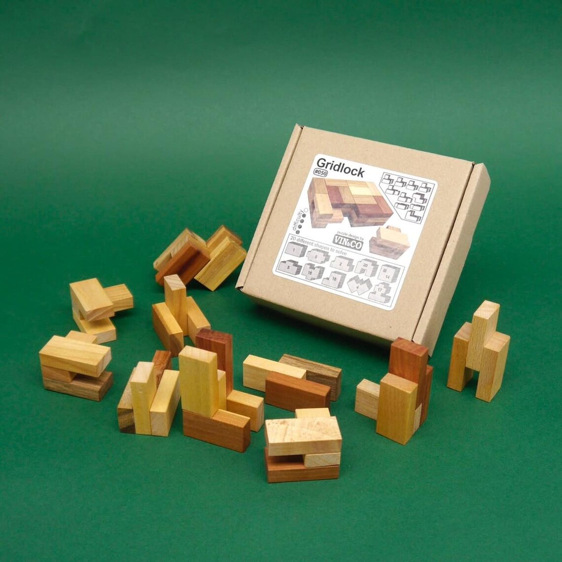 GRIDLOCK - Varied Puzzle - Etsy