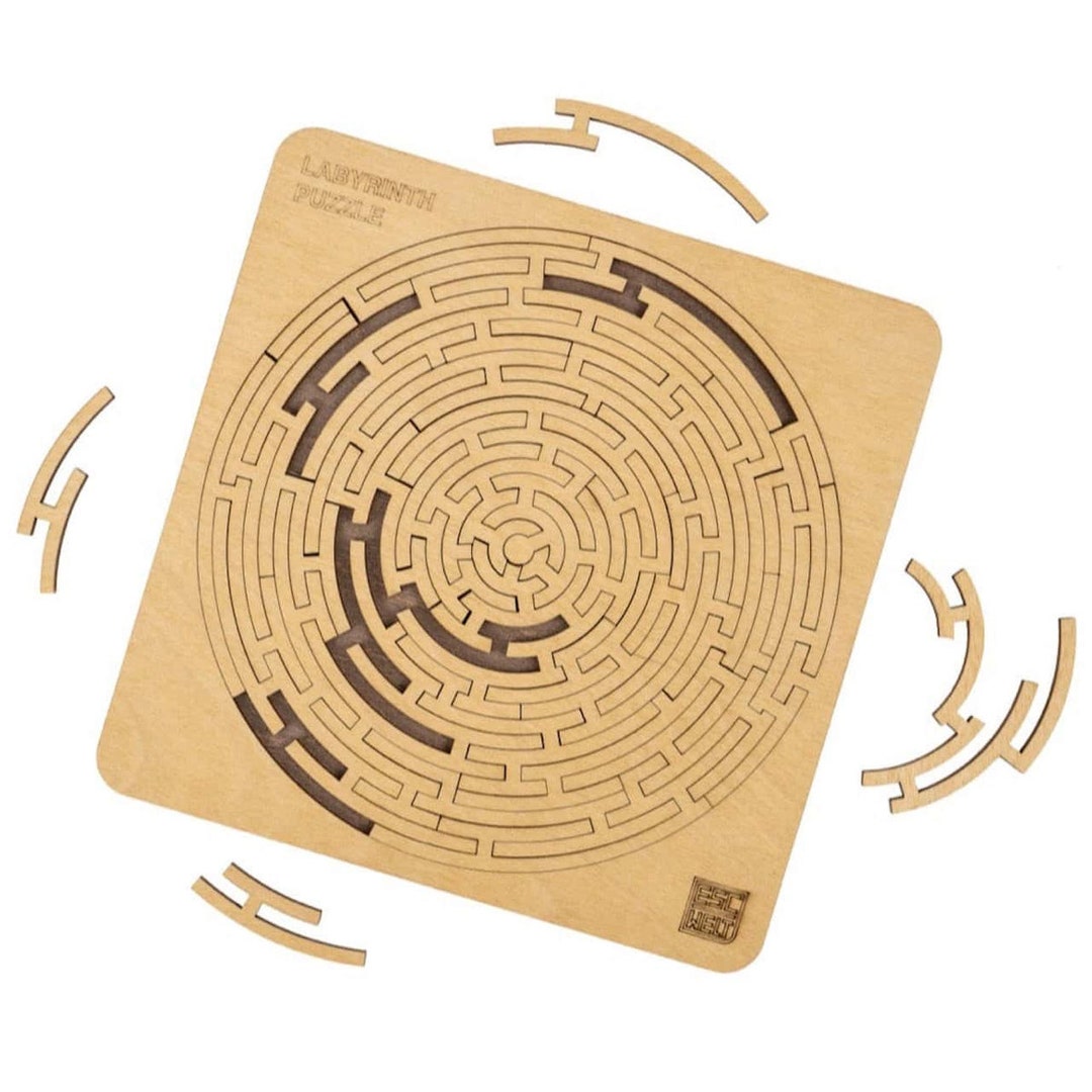 LABYRINTH PUZZLE - Interesting Placement Game - Etsy