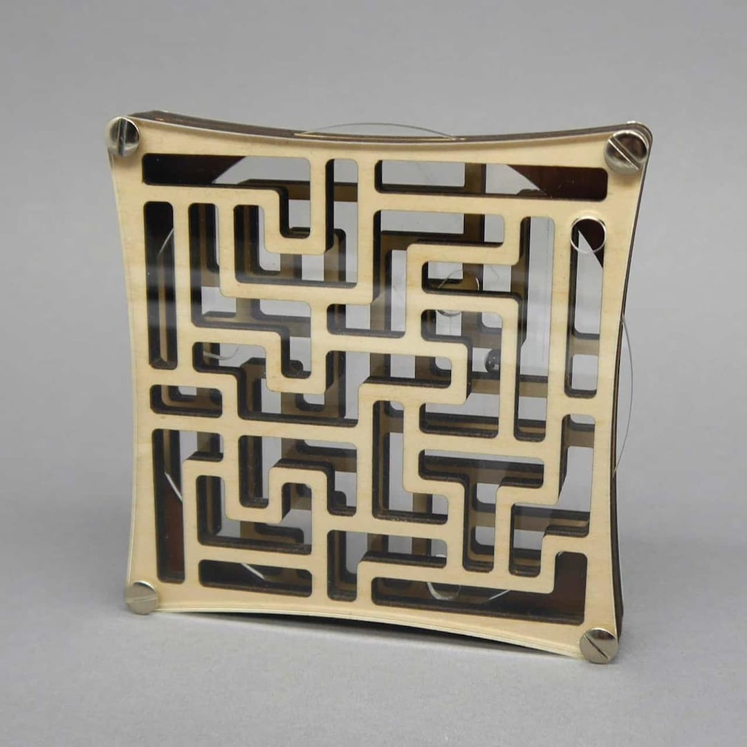 DISC LABYRINTH - Difficult Ball Labyrinth Puzzle - Etsy