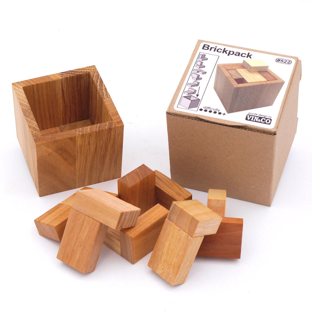 BRICKPACK Difficult Packing Puzzle With 6 Different Pieces - Etsy