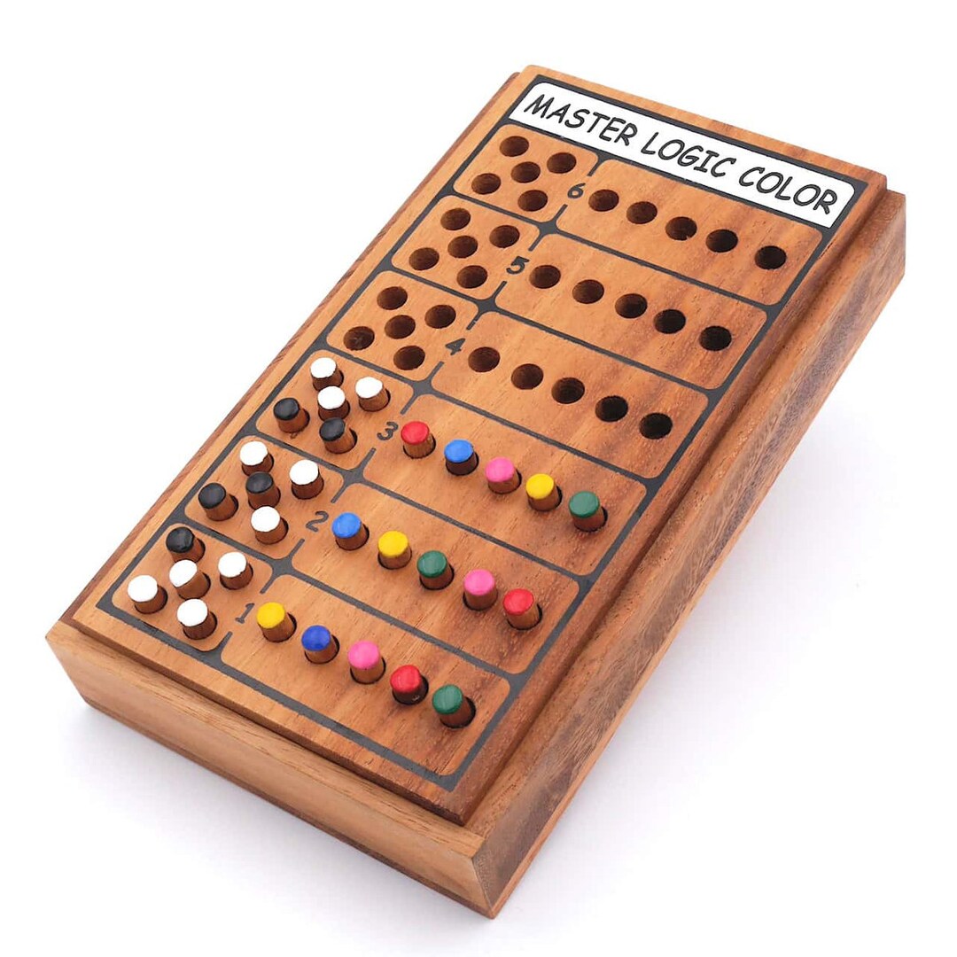 Superhirn Color Finder 5 Colors, More Fun, 2 People, Wooden Game ...